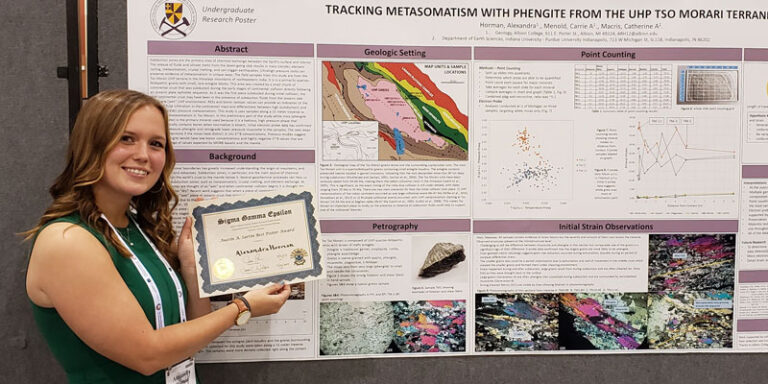 Poster By Alex Horman, ’20, Rocks National Geology Conference – Albion ...